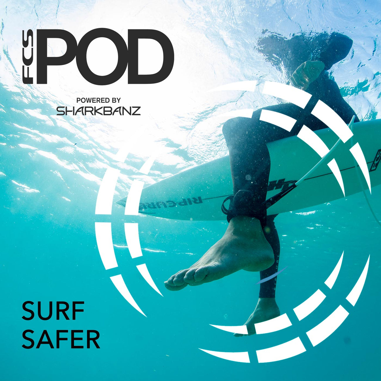 FCS X Sharkbanz POD - Surf Shark Deterrent